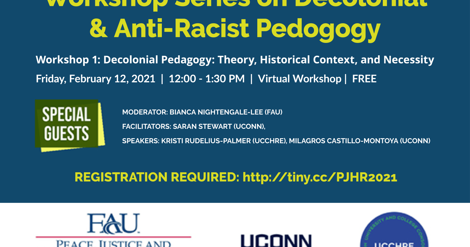 Workshop Series on Decolonial & Anti-Racist Pedagogy