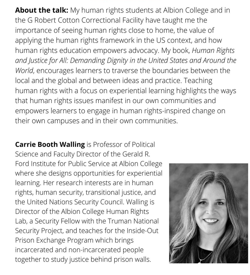 Teaching for Transformation: Experiential Learning and Human Rights ...