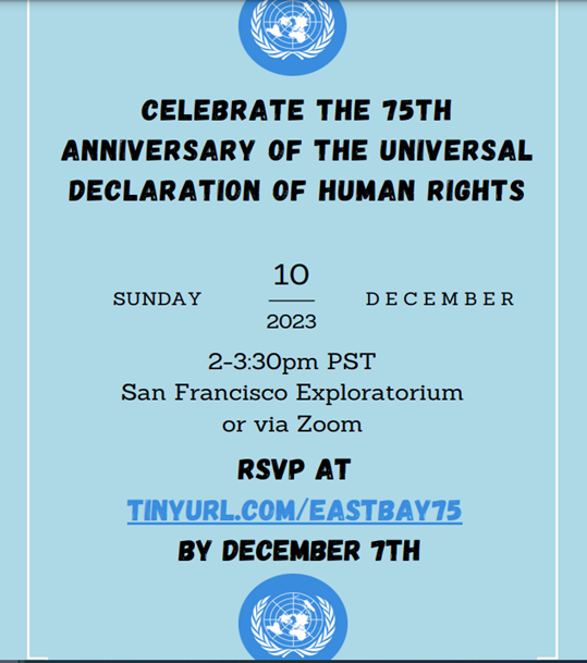 Celebrate the 75th Anniversary of the Universal Declaration of Human Rights