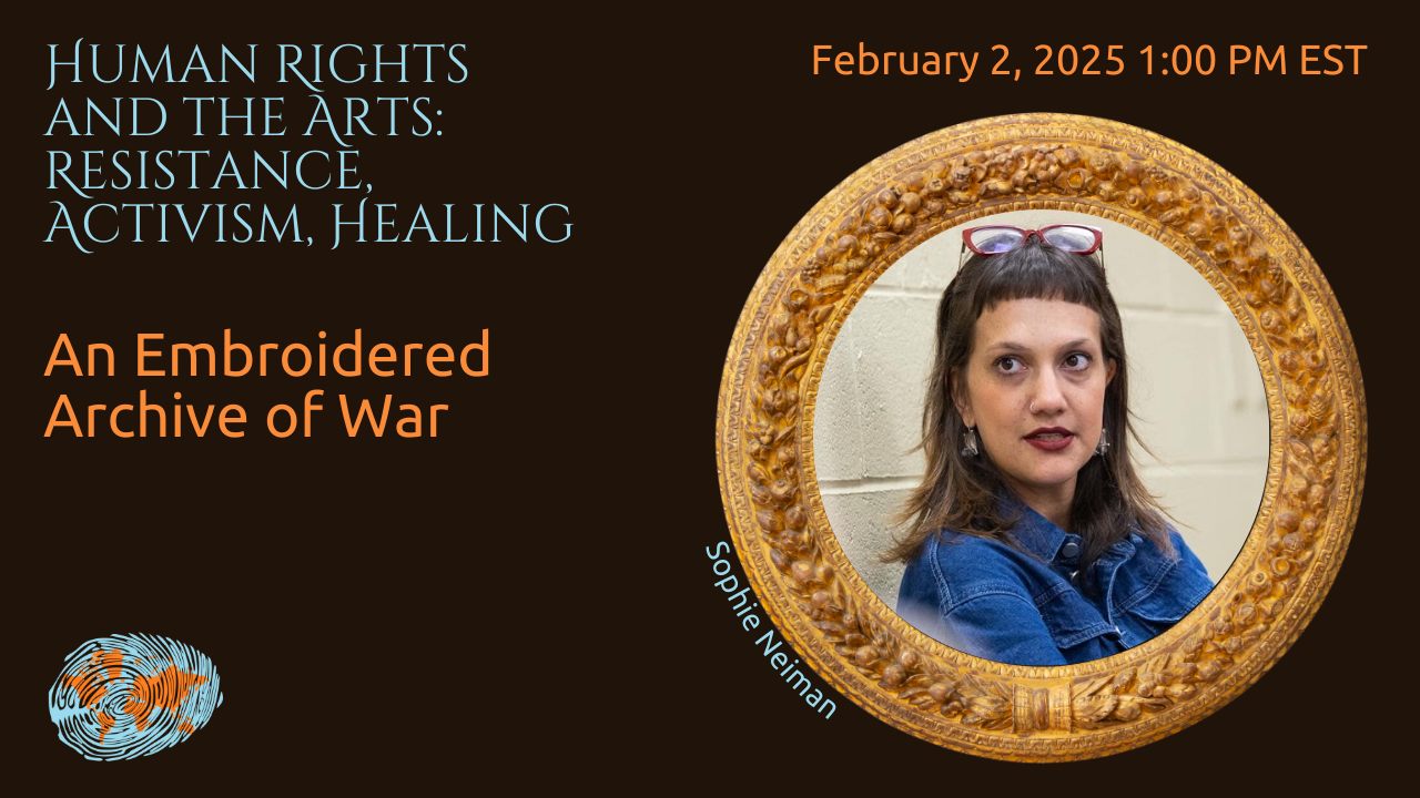 Webinar: Human Rights and the Arts: Resistance, Activism, Healing – HRE USA
